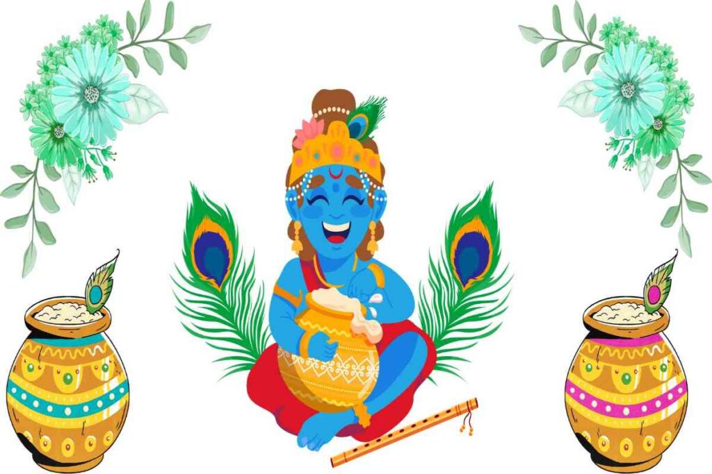 Shri Krishna Janmashtami Wishes in Marathi श्री कृष्ण जन्माष्टमी शुभेच्छा